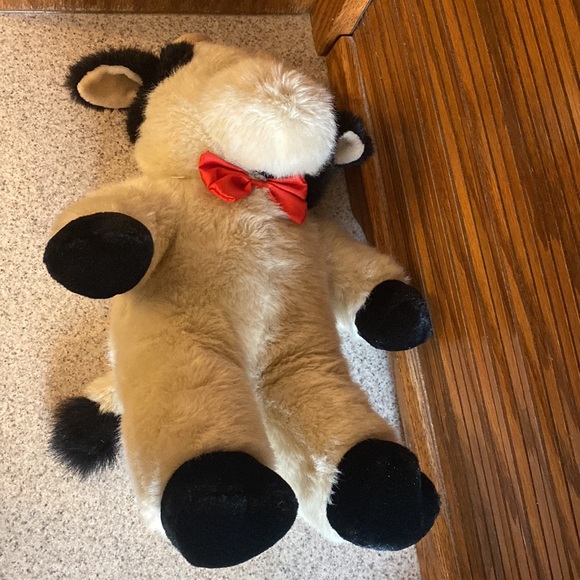 Hugfun | Toys | Vintage Plush Hugfun Holstein Black And White Cow Bill ...